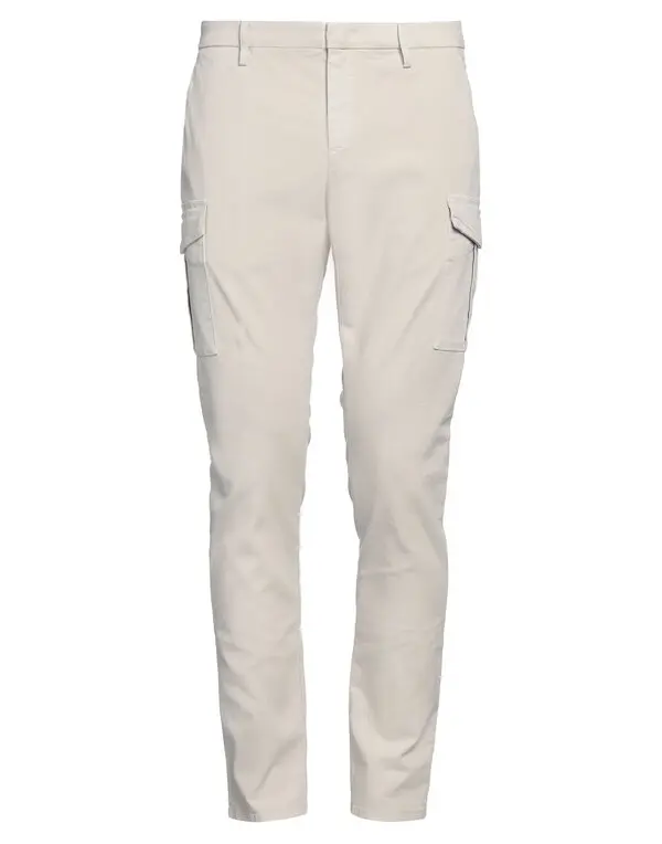 DONDUP Pants Size Cotton, Elastane - Off White