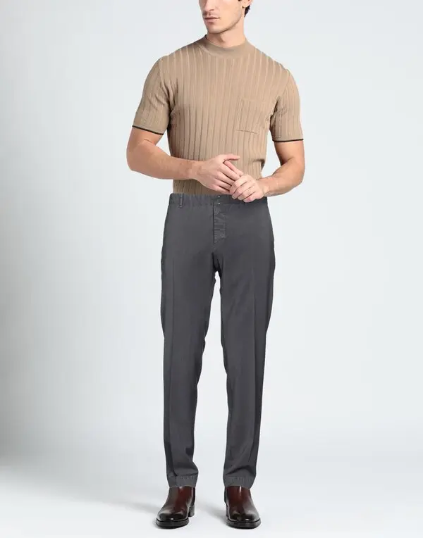 Incotex Virgin Wool Chino Pants - Grey