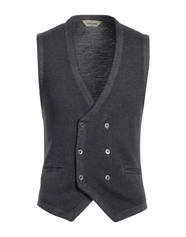 GRAN SASSO Virgin Wool V-neck Sleeveless Cardigan