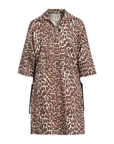 Tory Burch Mini Leopard-print Shirt Dress
