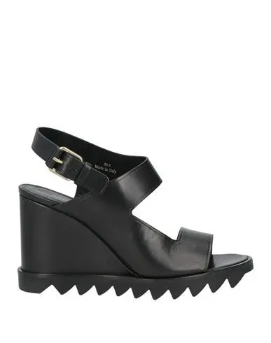 Tamara Mellon Calfskin Slingback Wedge Sandals
