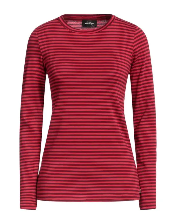 OTTOD'AME Printed Striped T-shirt