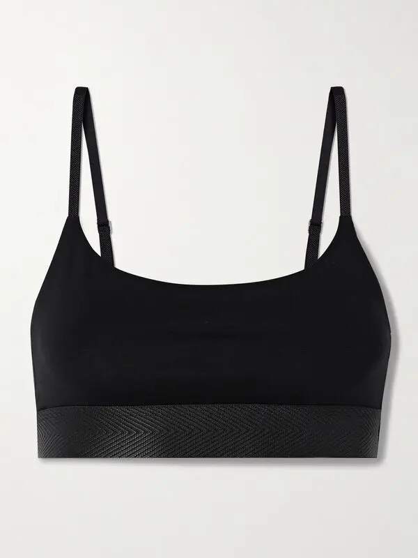 CDLP Lyocell-blend Jersey Bralette - Black