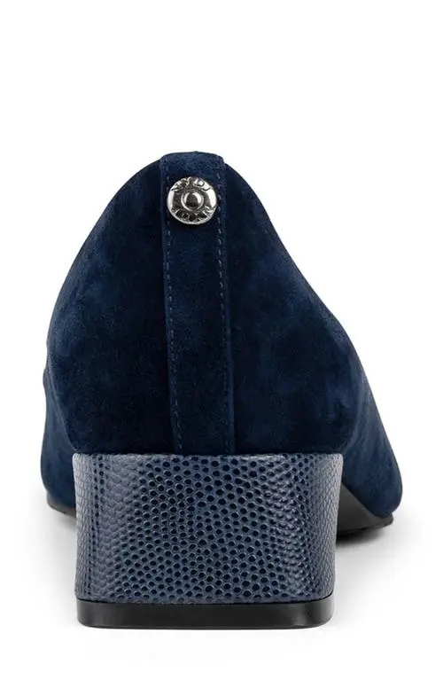 NYDJ Teddie Square Toe Pump - Navy