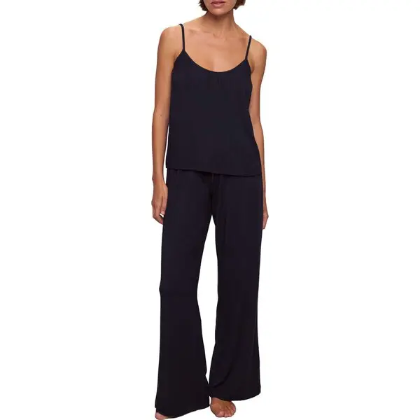 Eberjey Giselle Cami & Pants Pajama Set - Black