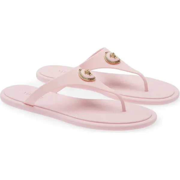 Versace Medusa Flip Flop - Pastel Pink Gold
