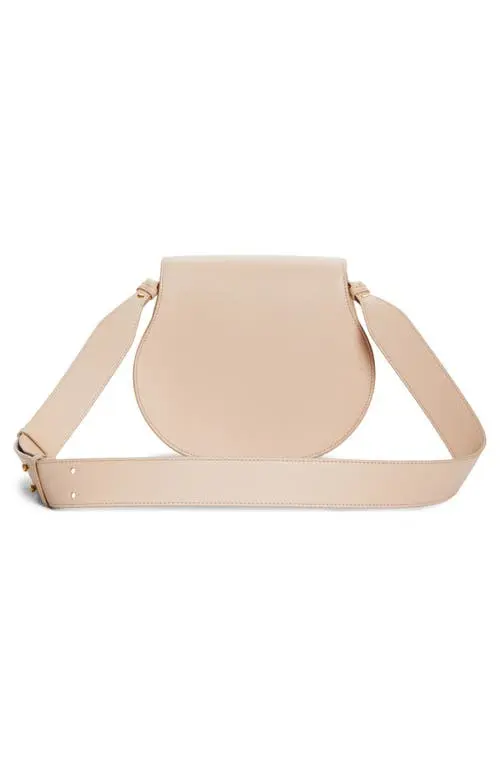 Chloé Large Marcie Leather Crossbody Bag - Cement Pink