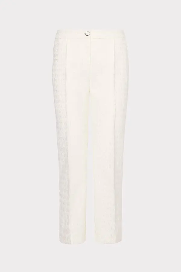 MILLY Betsy Bouclé Kick Flare Pants