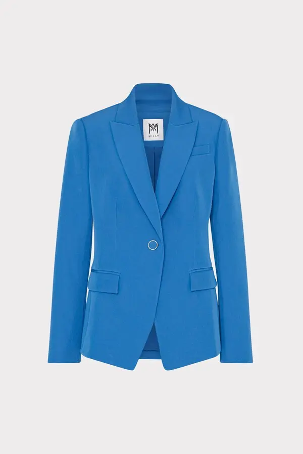 MILLY Avery Cady Blazer - Classic Blue
