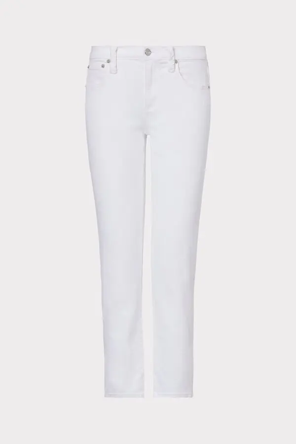 MILLY Gale Skinny Jeans - White