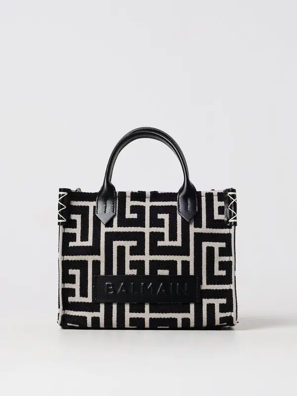 Balmain Handheld Tote Bag - Black