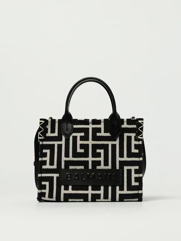 Balmain Handheld Tote Bag - Black