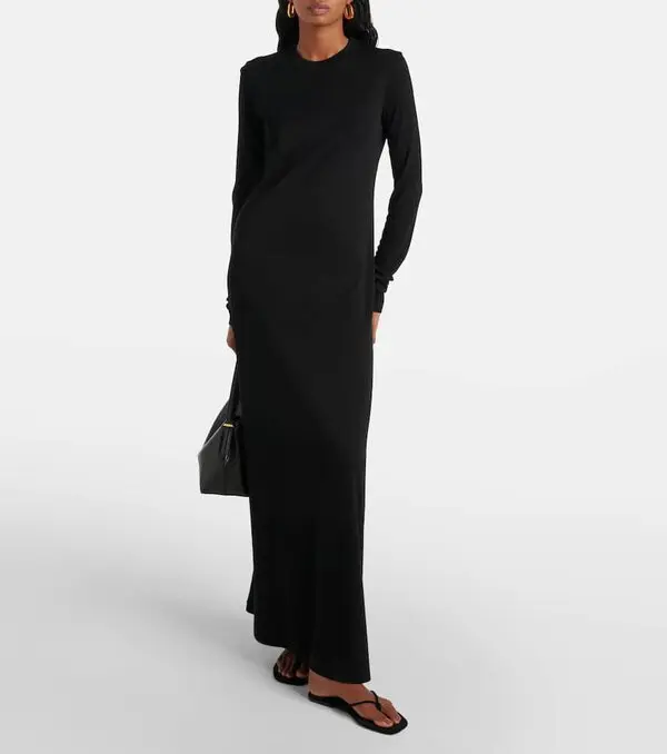 TOTEME Jersey Maxi Dress - Black