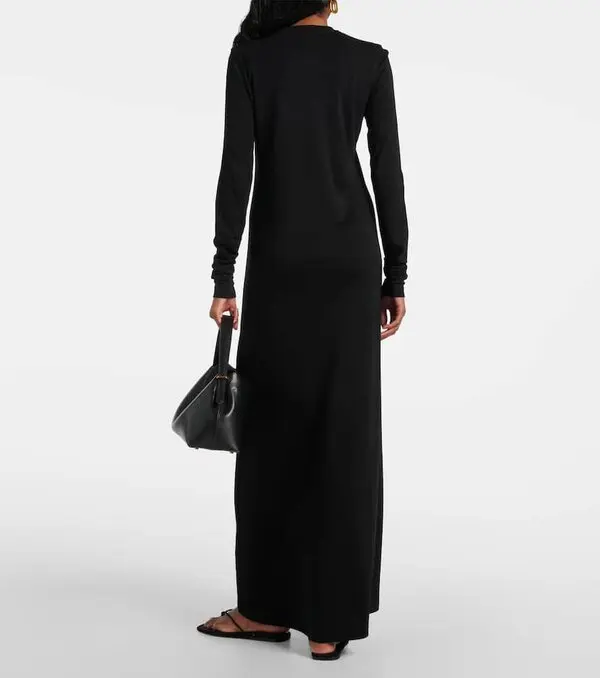 TOTEME Jersey Maxi Dress - Black