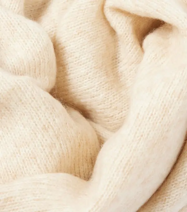 Brunello Cucinelli Cable-knit Mohair Scarf