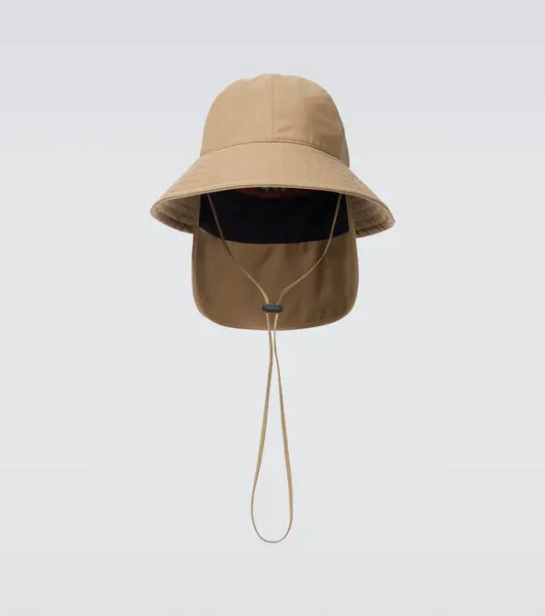 Loro Piana Wool-blend Bucket Hat - Beige