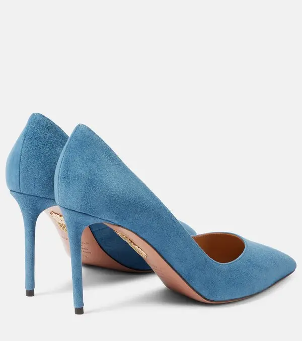 AQUAZZURA Purist Suede Pumps