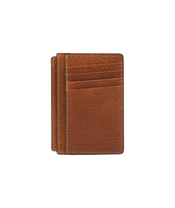 Brunello Cucinelli Leather Card Holder