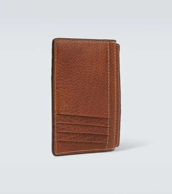 Brunello Cucinelli Leather Card Holder