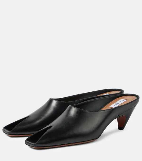 Alaïa 55 Leather Mules