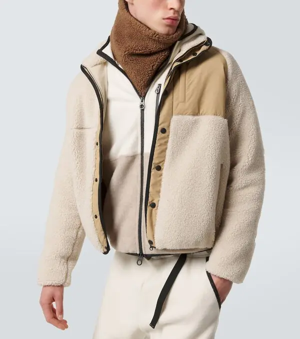 Loro Piana Cashmere And Silk Fleece Jacket