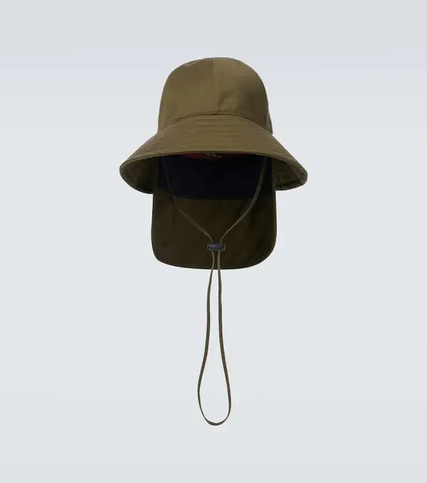 Loro Piana Wool-blend Bucket Hat - Green