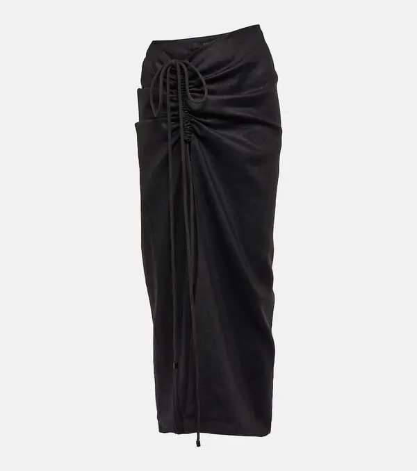 SIR. Josefina Linen Maxi Skirt