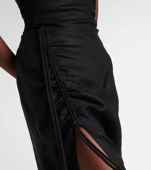 SIR. Josefina Linen Maxi Skirt