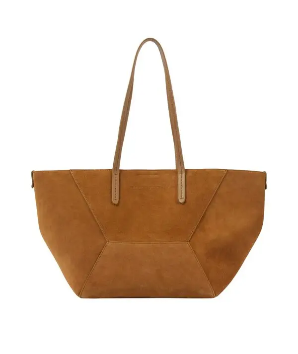 Brunello Cucinelli Large Suede Tote Bag