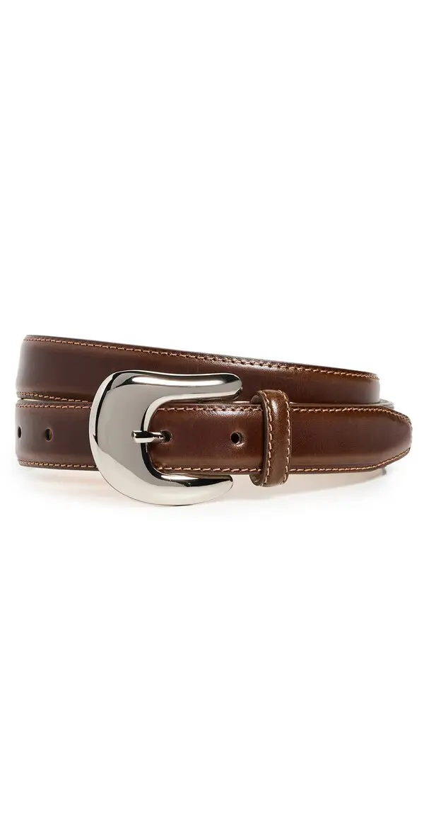 AUREUM No. 8 Statement Buckle Belt - Tobacco