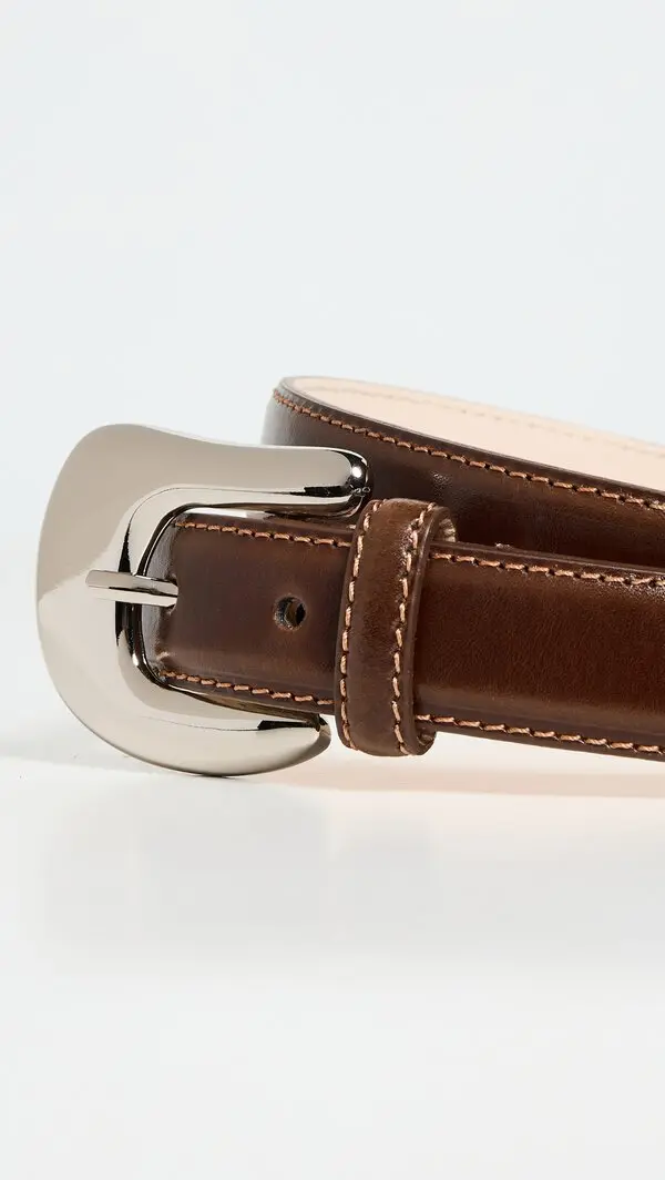 AUREUM No. 8 Statement Buckle Belt - Tobacco