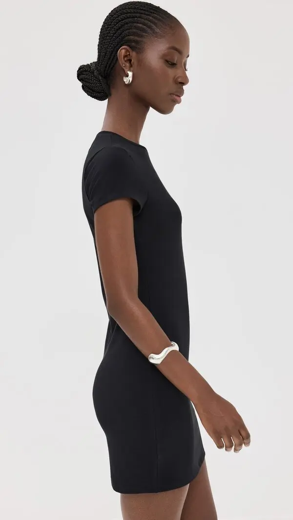 nadia knit dress Reformation Mini In Black - 50% Off frills
