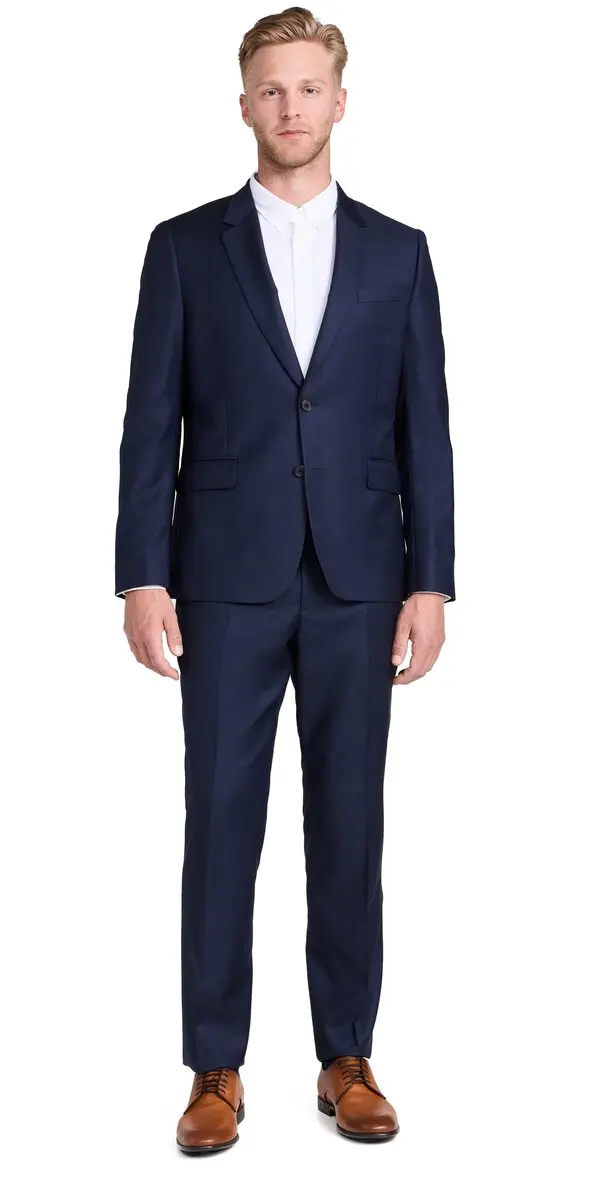 Paul Smith Tailored Fit 2 Button Suit - Dark Navy