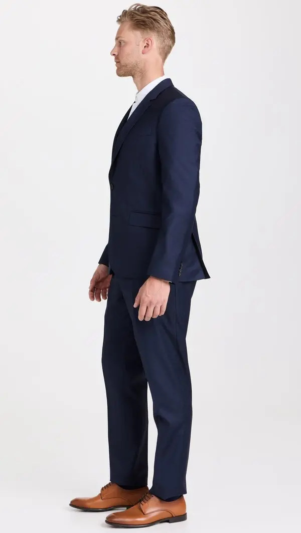 Paul Smith Tailored Fit 2 Button Suit - Dark Navy