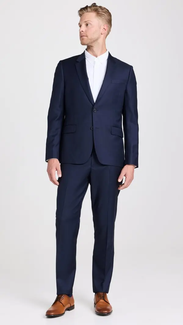 Paul Smith Tailored Fit 2 Button Suit - Dark Navy