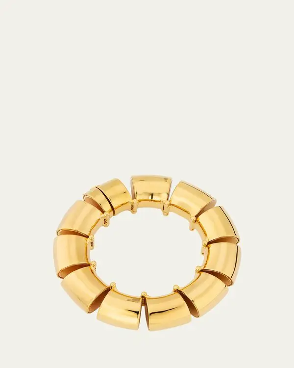 Alaïa Goldtone Coil Bracelet