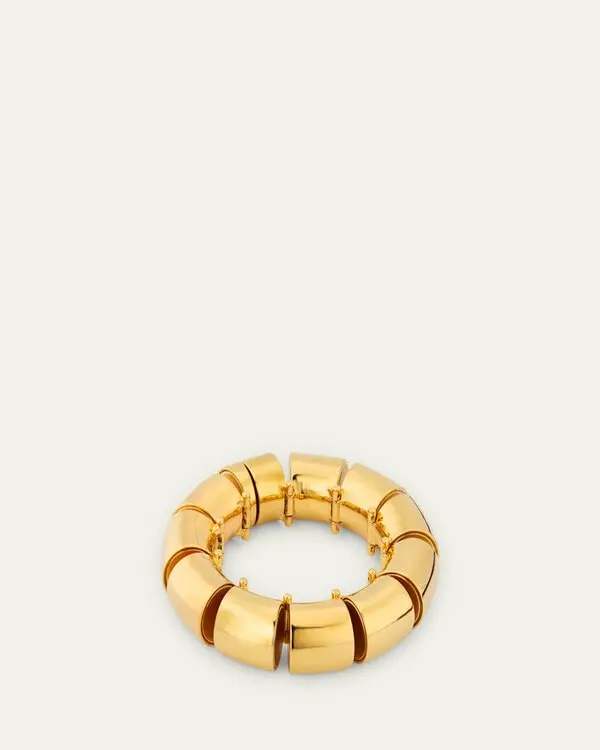 Alaïa Goldtone Coil Bracelet