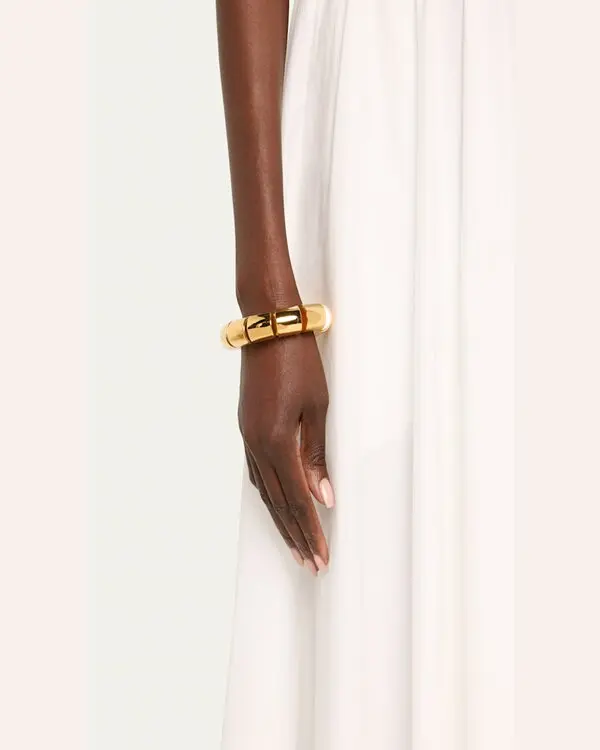 Alaïa Goldtone Coil Bracelet