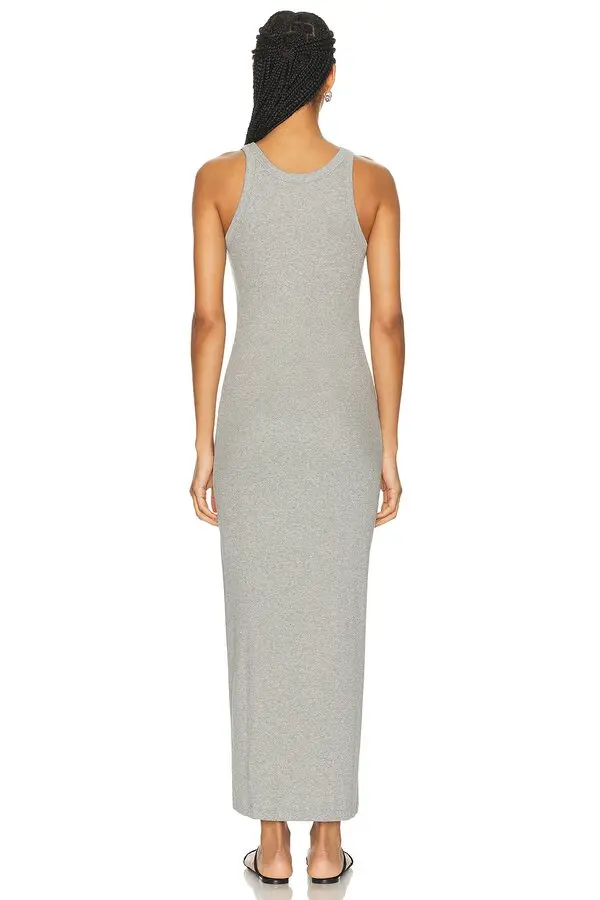 Toteme Curved Rib Tank Dress In Grey In Grey Melange - 32% Off |  Editorialist