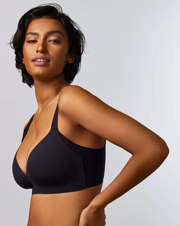 Le Mystère Wireless Smooth Shape 360 Bra - Black