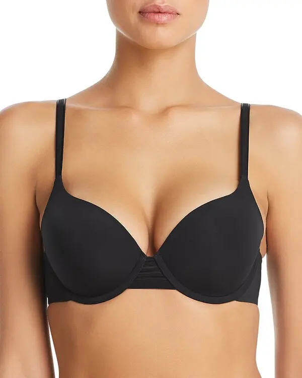 Le Mystère Second Skin Back Smoother Bra - Black