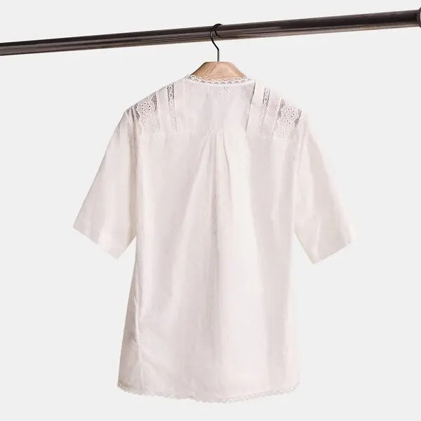 COACH Broderie Anglaise Tunic Shirt