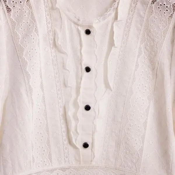 COACH Restored Broderie Anglaise Top