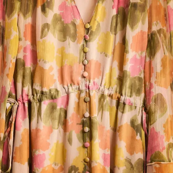 COACH Restored Floral Long Dress