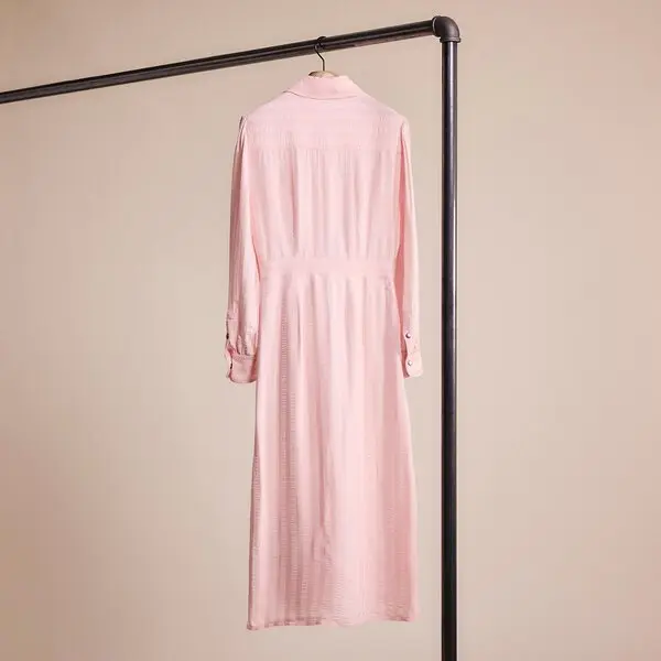 COACH Restored Long Striped Viscose Dress