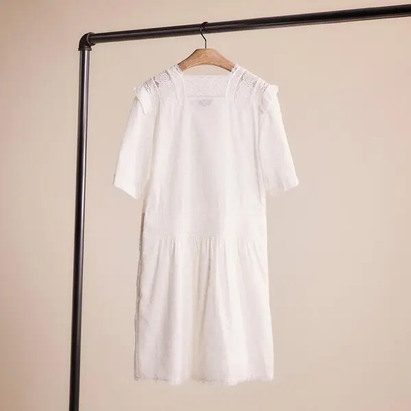 white christmas dresses Evangeline Cream Broderie Anglaise Flower Girl Dress | Aubrie