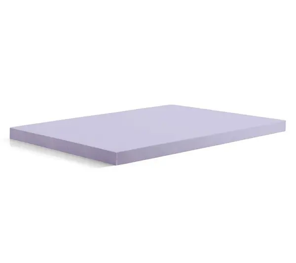 LUCID 4' Lavender And Gel Memory Foam Mattress Opper Twin - One-color