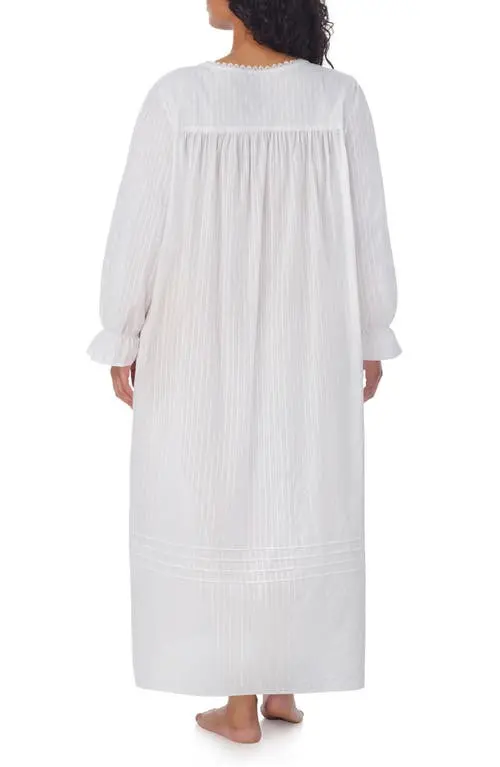 Eileen West Long Sleeve Cotton Ballet Nightgown
