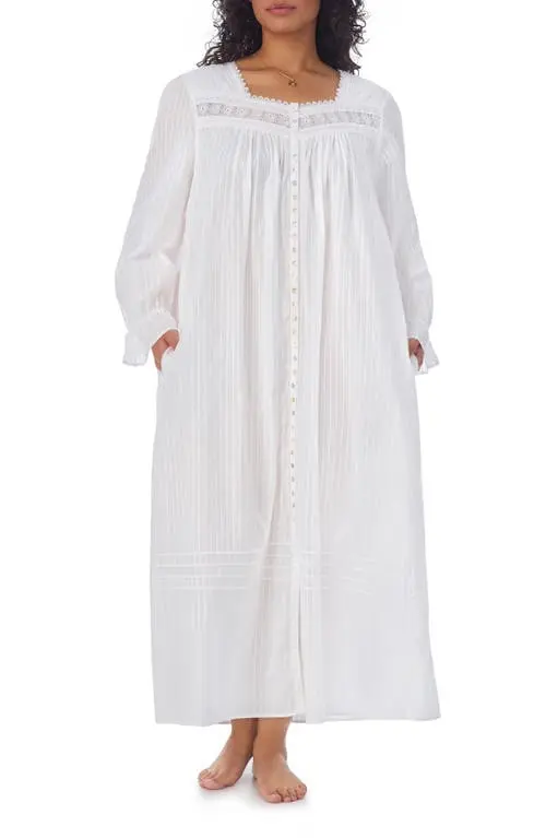 Eileen West Long Sleeve Cotton Ballet Nightgown