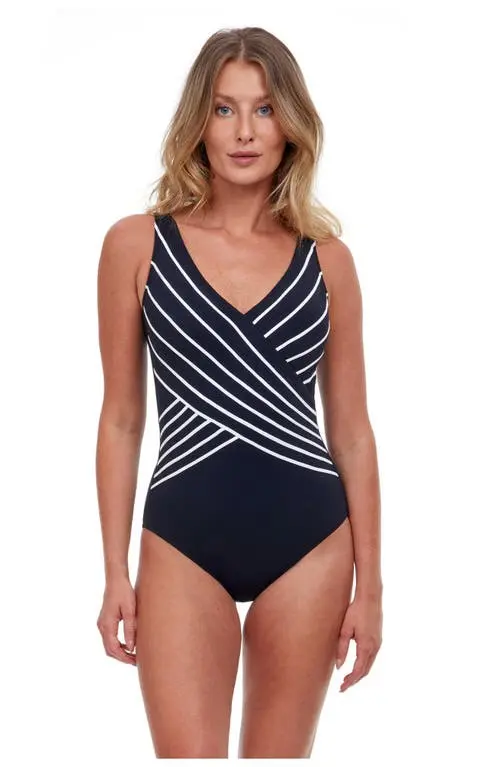 GOTTEX Embrace Surplice One-piece - Black